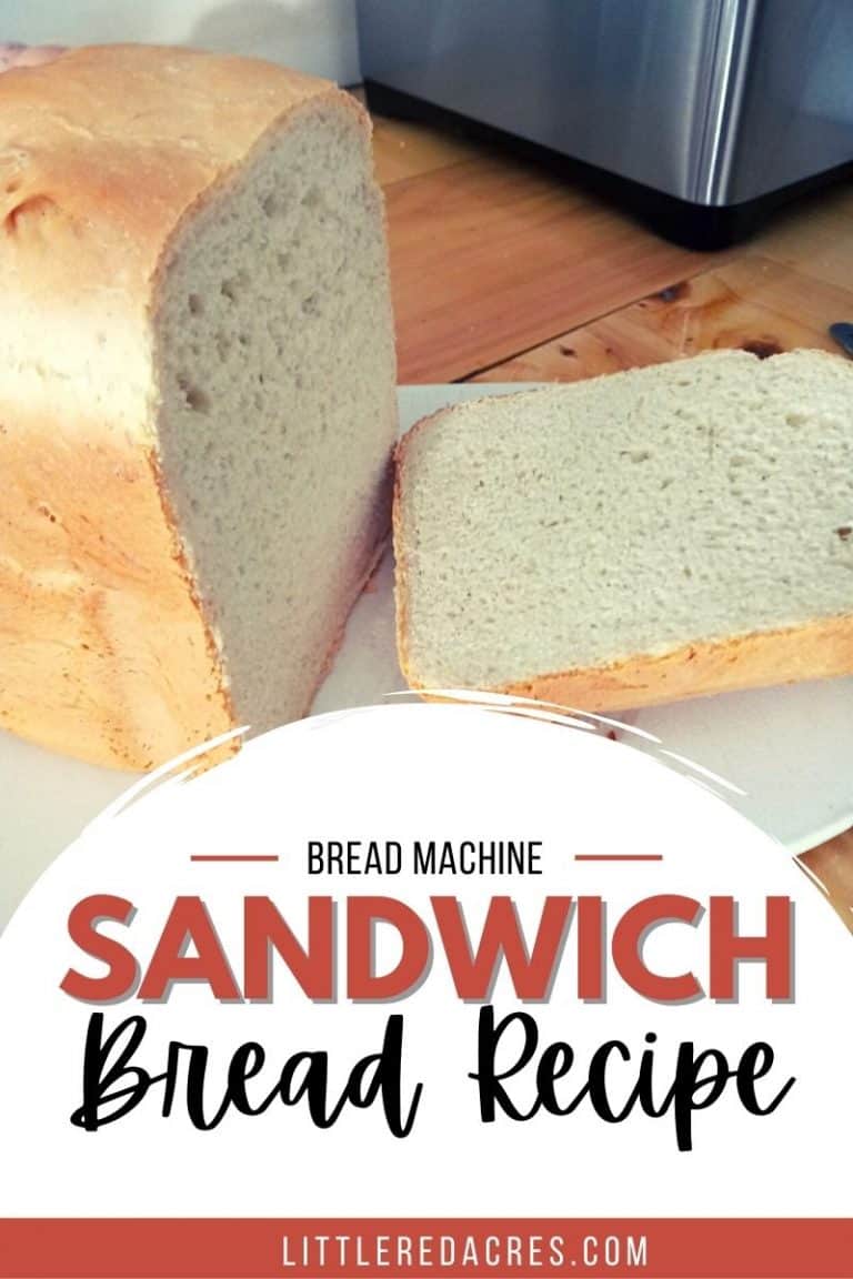 Bread Machine Sandwich Bread Recipe